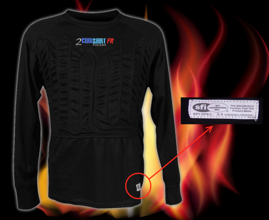 【COOLSHIRT SYSTEMS】2COOL 長袖 耐火クーリングシャツ SFI耐火規格品